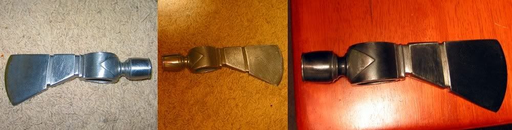 Pipe tomahawk kit assembly. | BladeForums.com