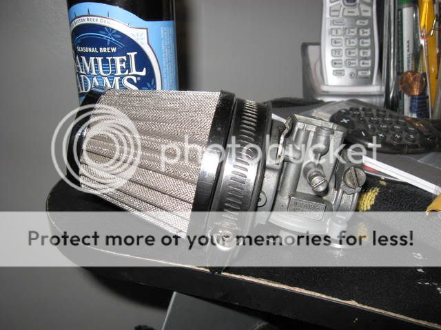 Re: Homemade Air Filter?? — Moped Army