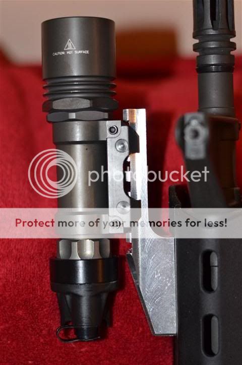 Gooseneck Picatinny mount on a MOE handguard - AR15.COM